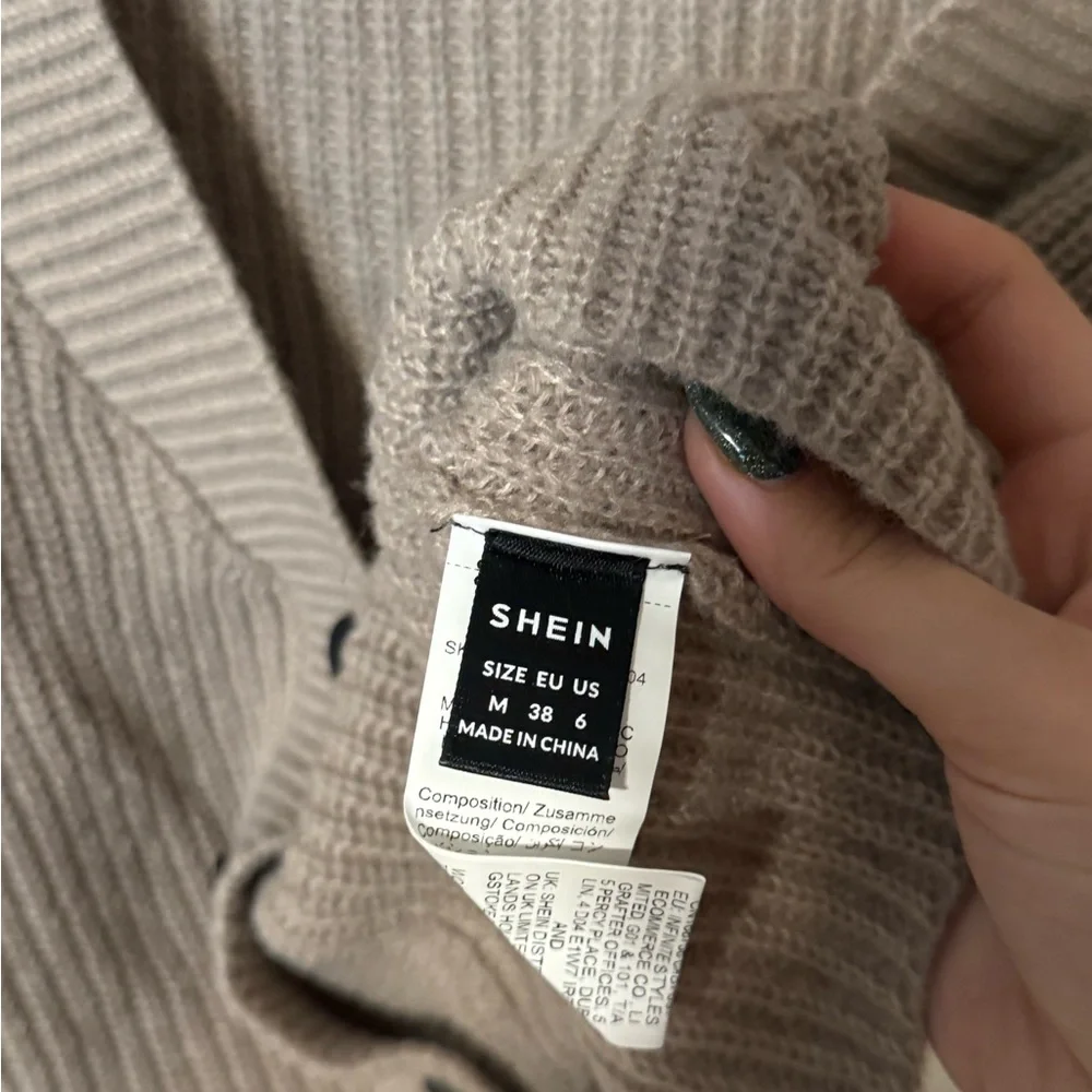 SHEIN | Sweaters | Shein Taupe Buttonup Womens Cardigan | Poshmark